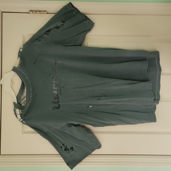 Shirts | Vintage Unionbay Ripped Tshirt | Poshmark